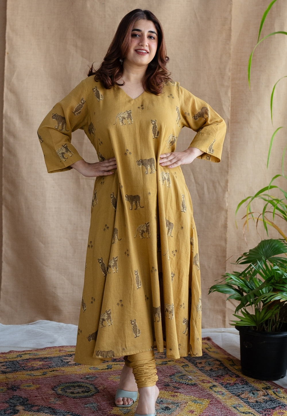INDIAN ETHNIC WOMEN'S Kanha Bagh MulMul Cotton Kurta – THE INDIAN ...
