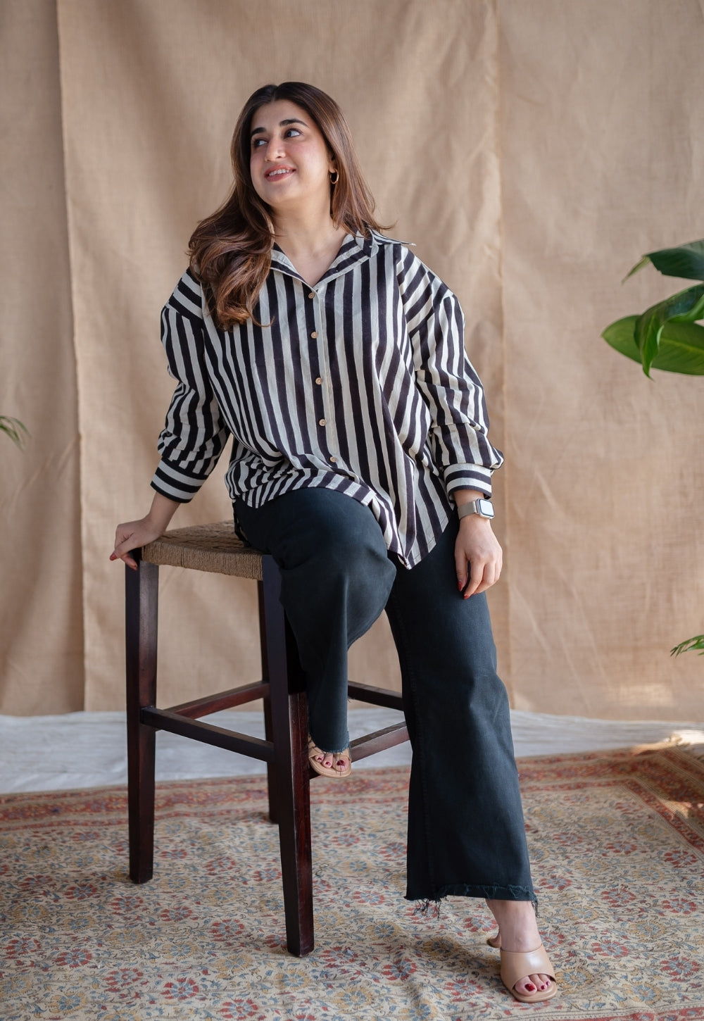 Indian Ethnic Women's Ruhi Fakira Mul Shirt – THE INDIAN ETHNIC CO.