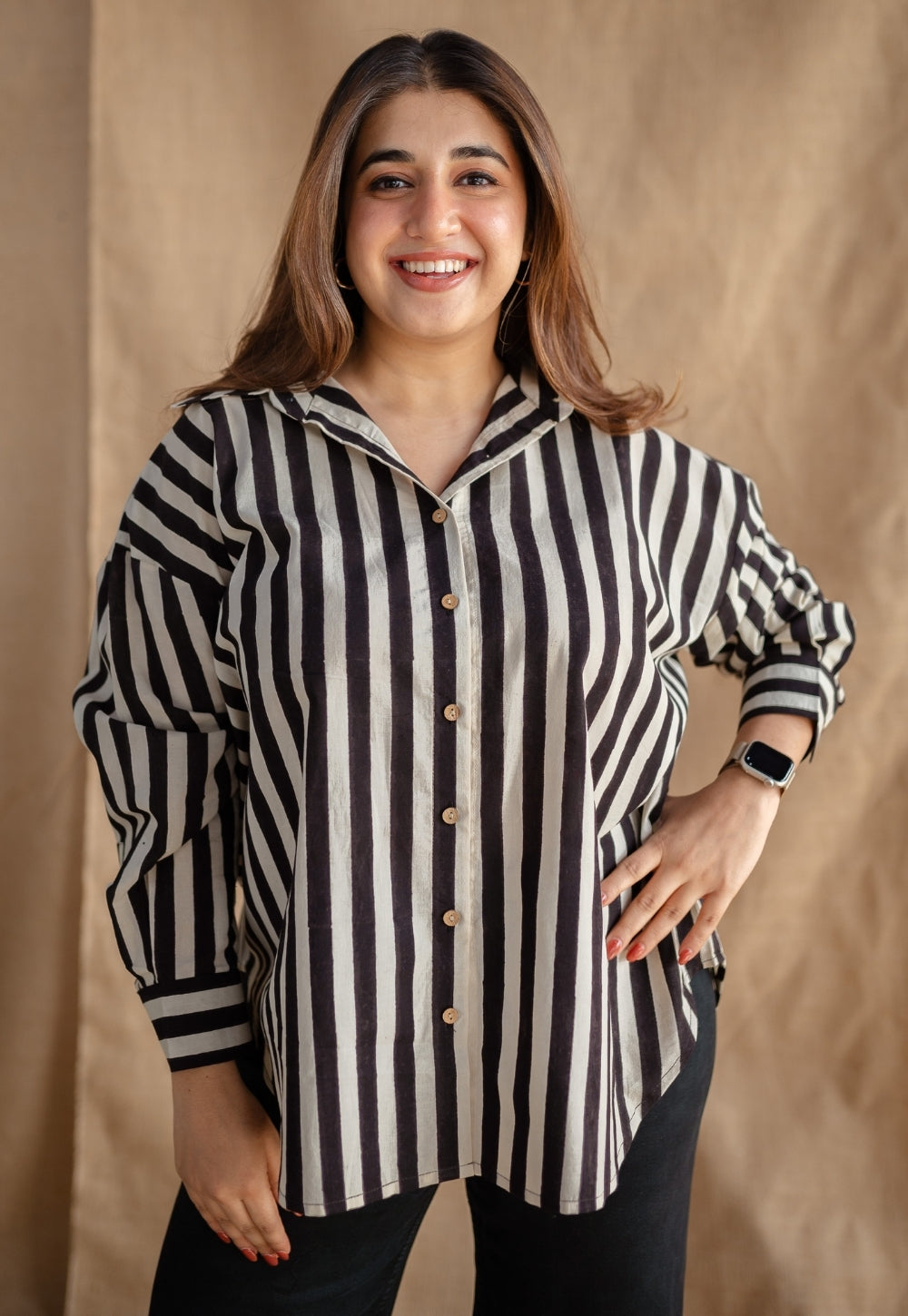 Indian Ethnic Women's Ruhi Fakira Mul Shirt – THE INDIAN ETHNIC CO.