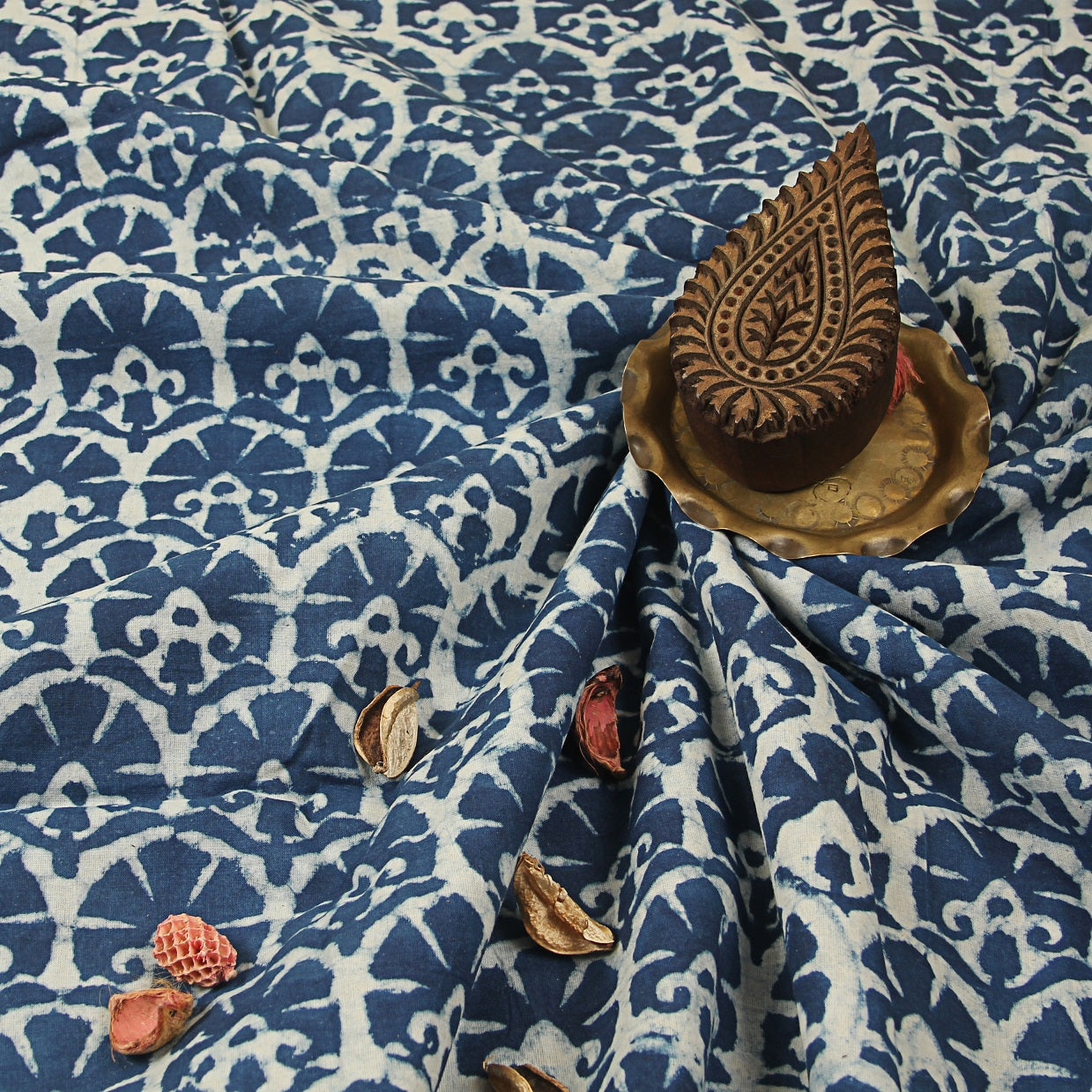 Buy Traditional Block Print Fabrics Online At Best Prices - The Indian ...