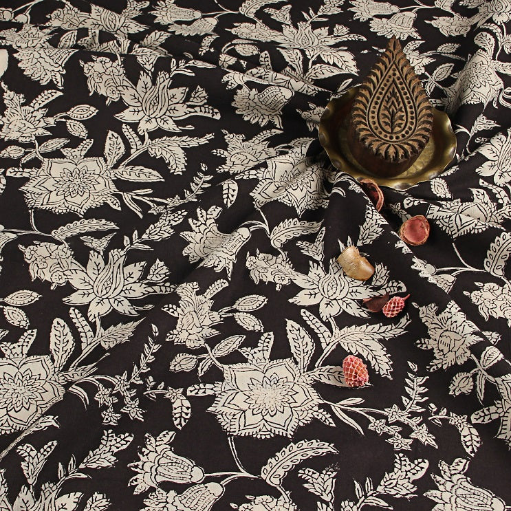 Bagru Print - Buy Pure Bagru Block Print Fabric Online @ Rs. 300/Mtr ...