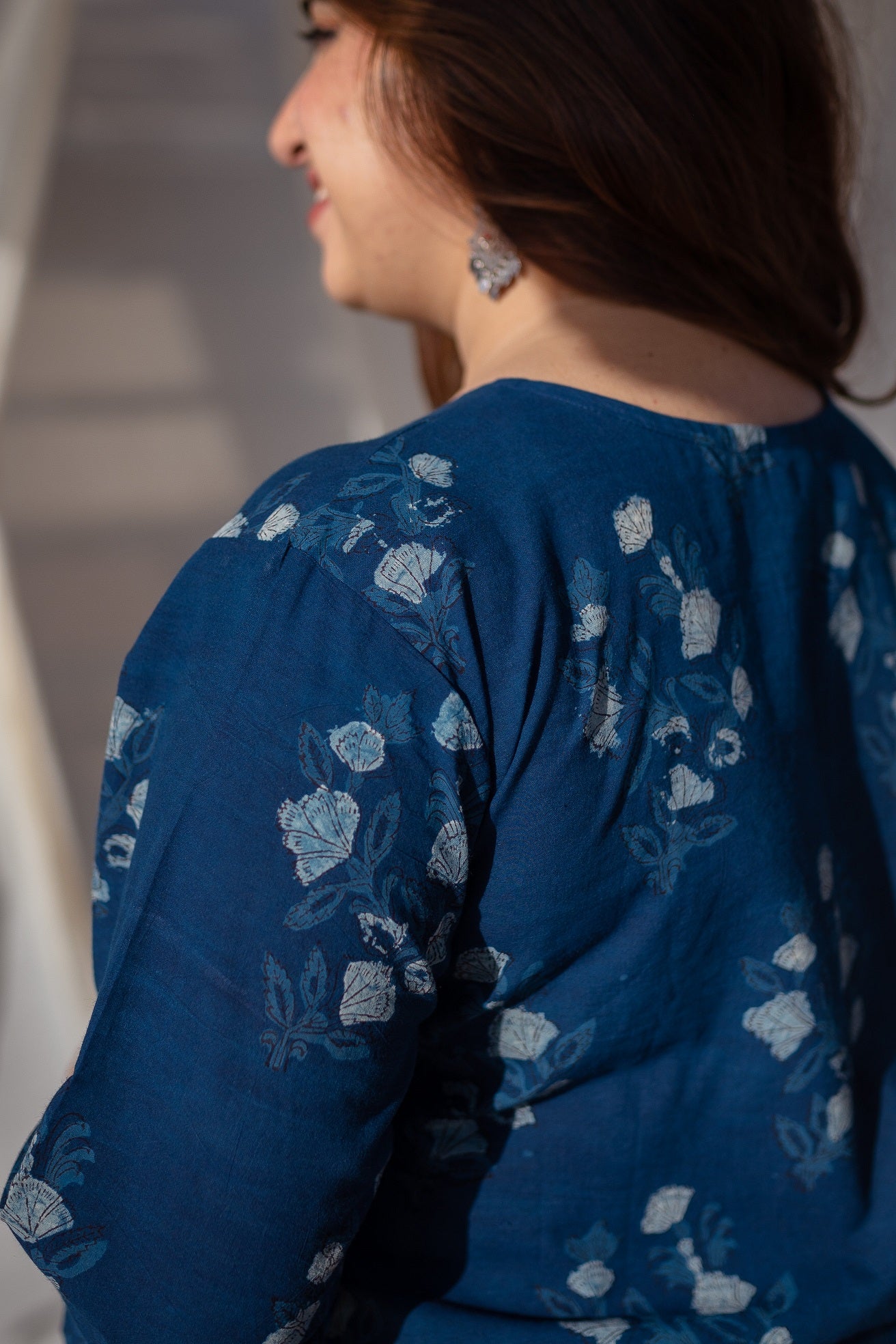 Indian Ethnic Women's Namrata Dabu Short Top – THE INDIAN ETHNIC CO.